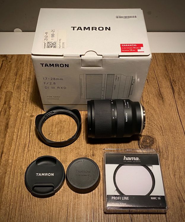 Tamron 17-28mm F/2.8 Di III RXD (Sony E-Mount, Fullframe) (Gebraucht) in Zürich für CHF 364 ...