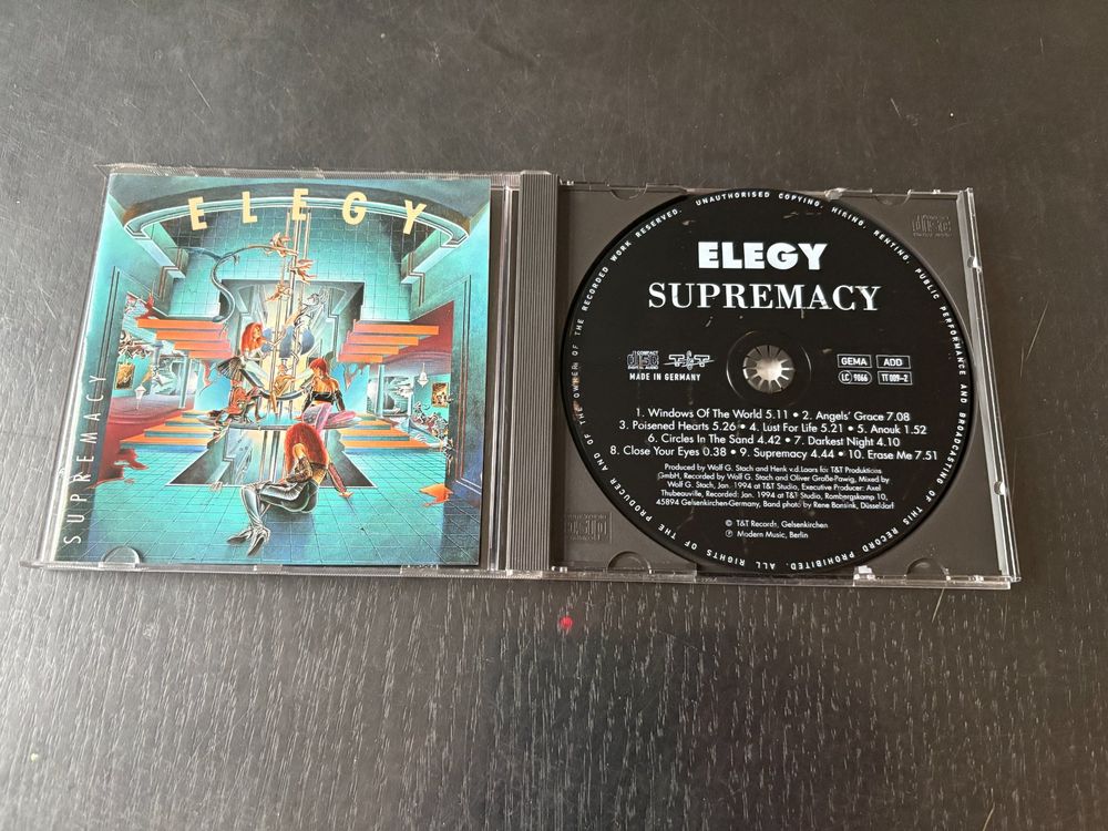 ELEGY Supremacy CD Prog. Metal Progressive Metal (Gebraucht) in ...