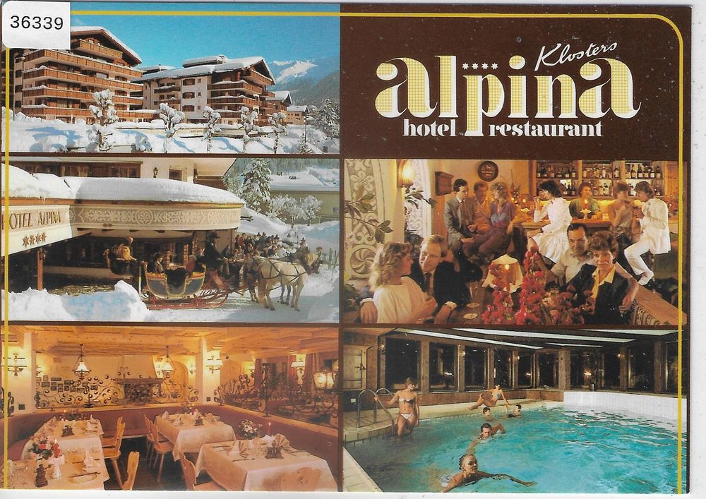 Hotel-Restaurant Alpina im Winter - Klosters (Gebraucht) in Ettingen ...