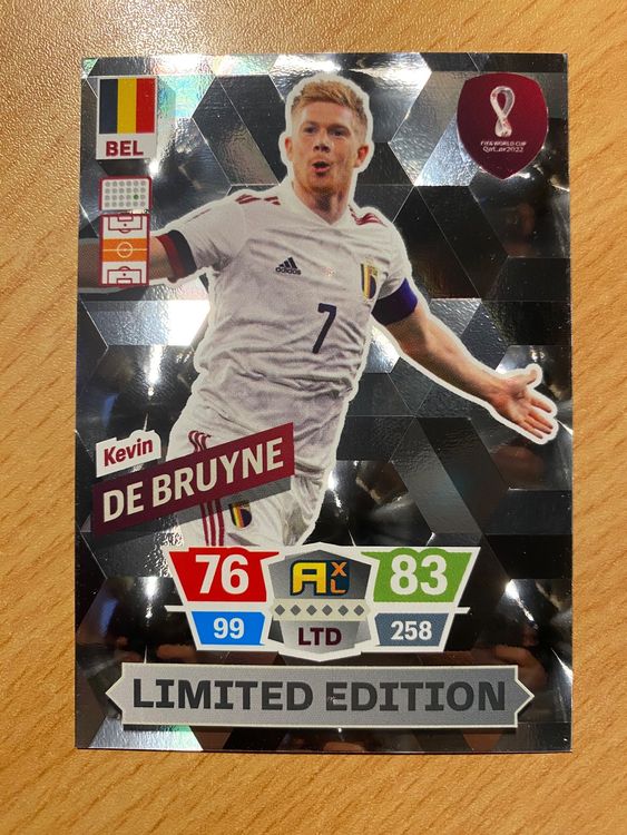 Panini World Cup 2022 Limited Edition Kevin De Bruyne BEL | Kaufen auf ...
