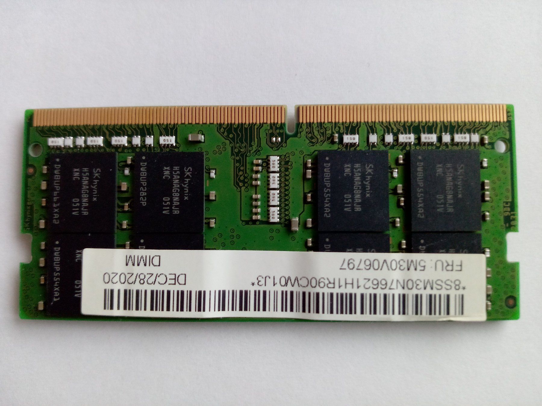 RAM 32GB 3200MHz SODIMM SKhynix HMAA4GS6AJR8N-XN (Gebraucht) in Zwingen ...