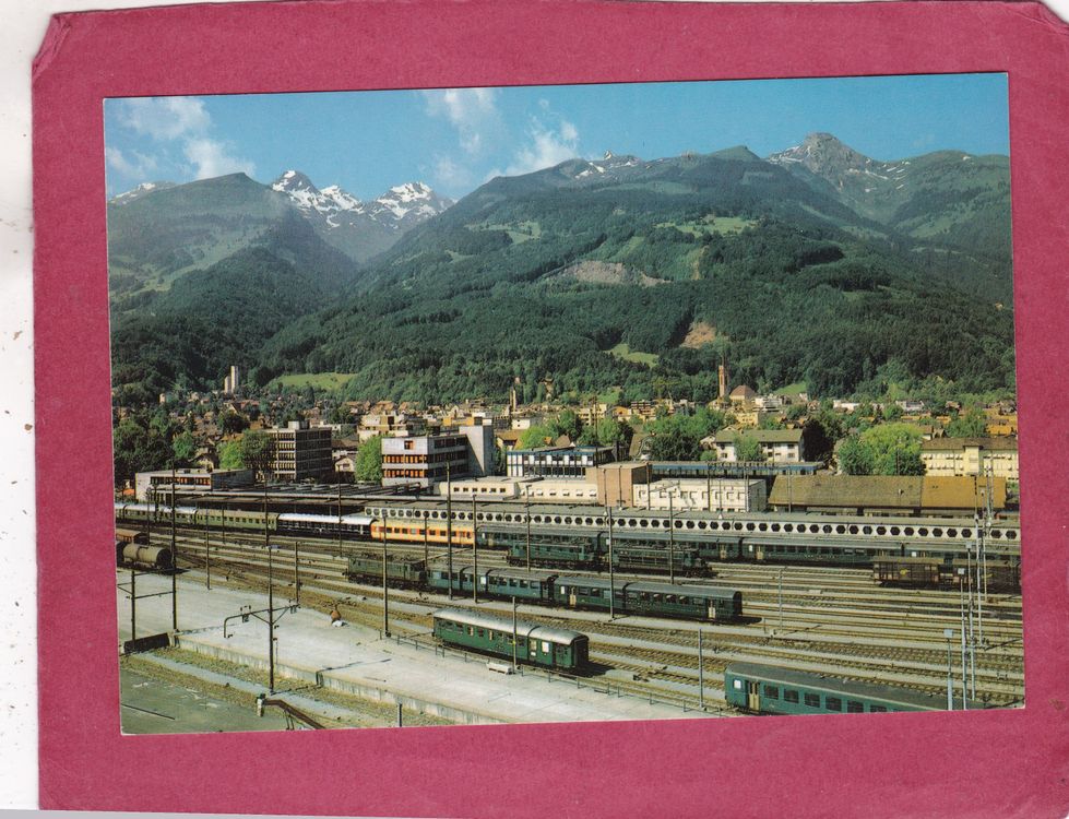 Grenzbahnhof Buchs SG Eisenbahnen Züge Alvier Margelkopf | Acheter sur ...