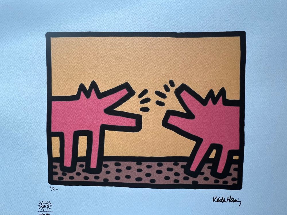 Keith Haring « Breaking Dogs » 25/150 (Neu (gemäss Beschreibung)) in ...