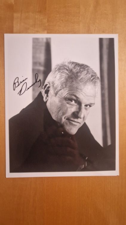 Brian Dennehy, Original Autogramm auf Grossfoto in s/w (Gebraucht) in ...