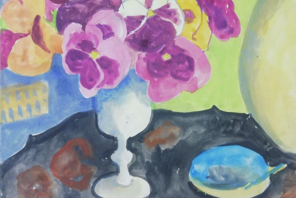 Peter Mieg Aquarell/Gouache wunderschönes Gemälde | Kaufen auf Ricardo