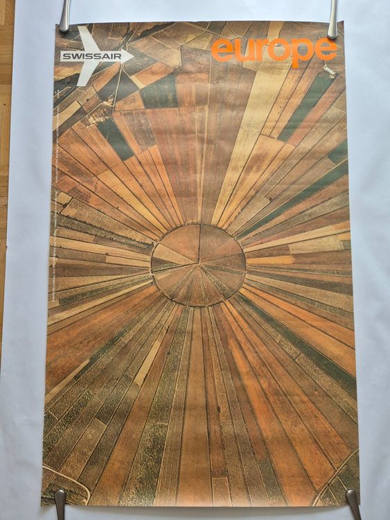 Vintage Swissair Poster "Europe" 1971 (Gebraucht) in Langendorf für CHF ...