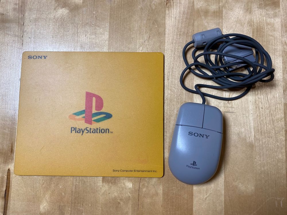 Sony PlayStation 1 Mouse + Original Playstation 1 pad - rare (Gebraucht ...