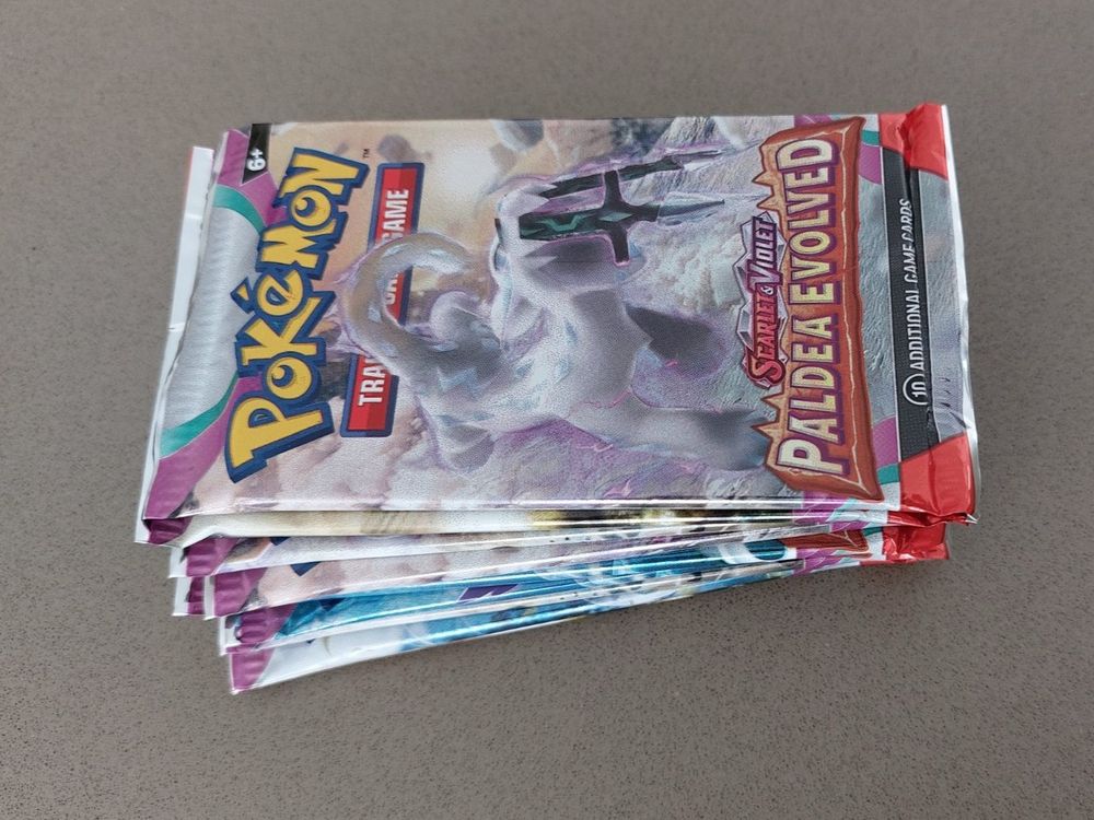 Pokémon Paldea evolved single booster packs (Neu und originalverpackt ...