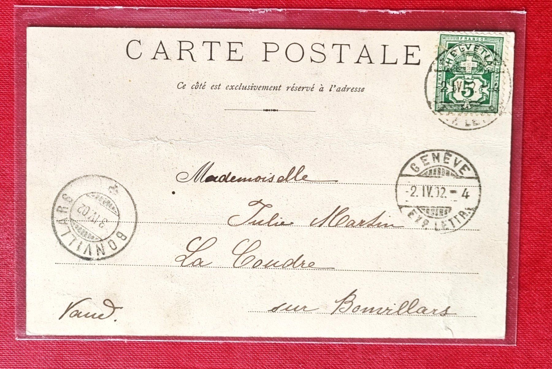 Vernier (GE) - Rue du Village - 1902 (D'occasion) à Rothrist pour CHF ...