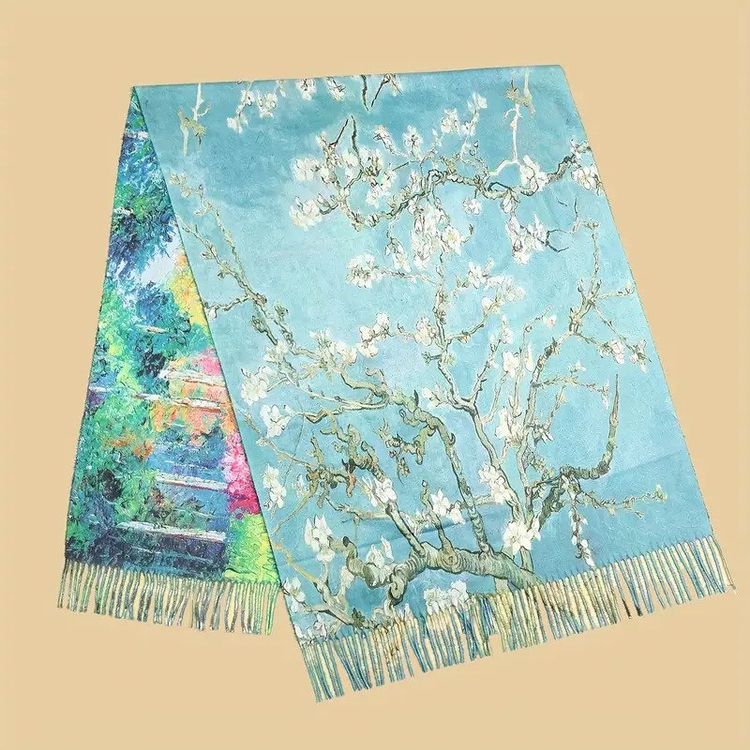 XXL Foulard Schal VAN GOGH 🎨 Herbst Winter 🍁 NEU | Kaufen auf Ricardo