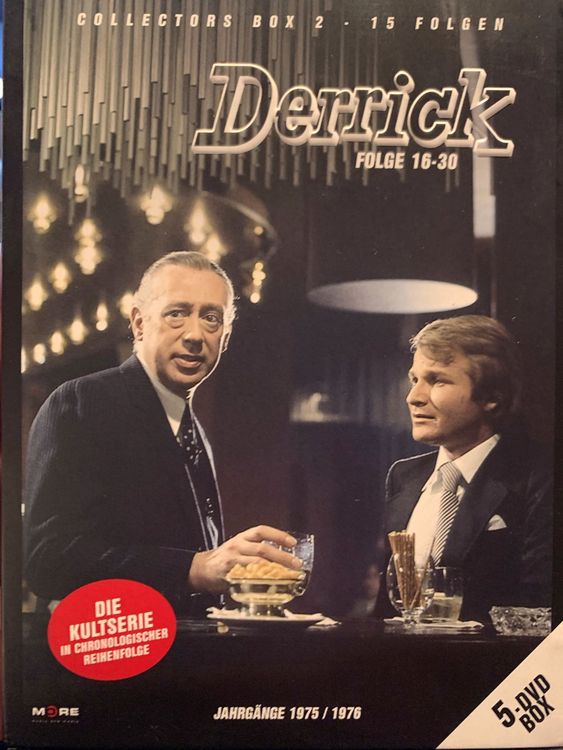 5er DVD-Box DERRICK (Box 2,Folgen 16-30) (Gebraucht) in Wilen b ...