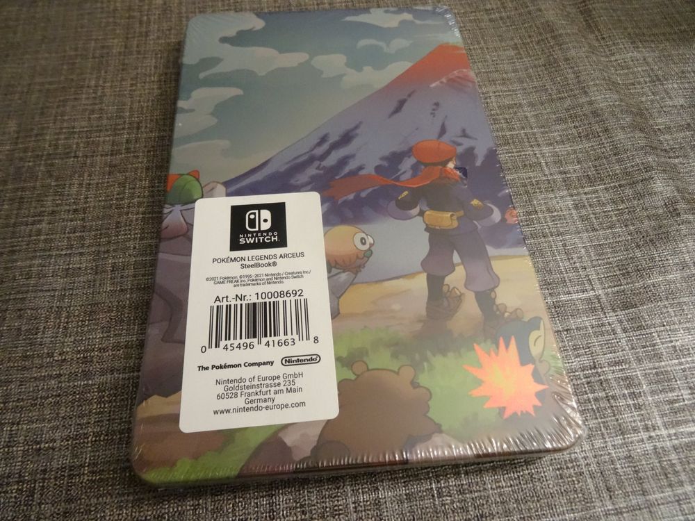 Pokemon Legenden Arceus Steelbook Nintendo Switch NO GAME (Gebraucht ...