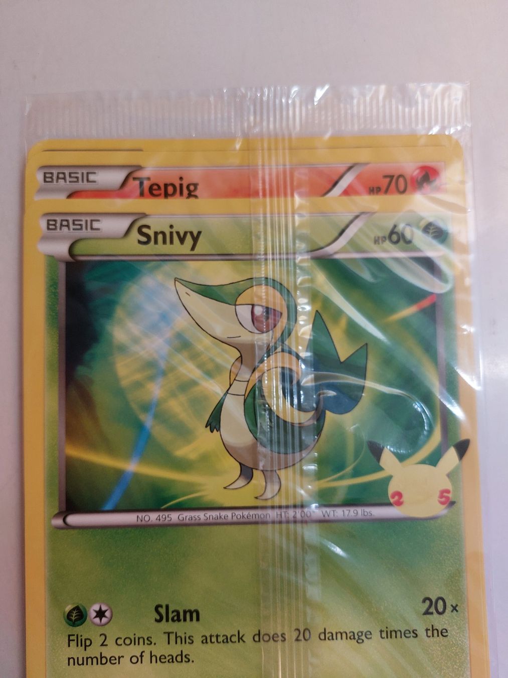 Pokémon 25 Jahre - 3 Jumbo Karten Snivy-Oshawott-Tepig NEU (Neu und ...