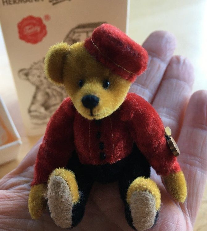 Miniatur-TEDDY Bär von Hermann "Bell hop" limitiert, 90er (Gebraucht ...