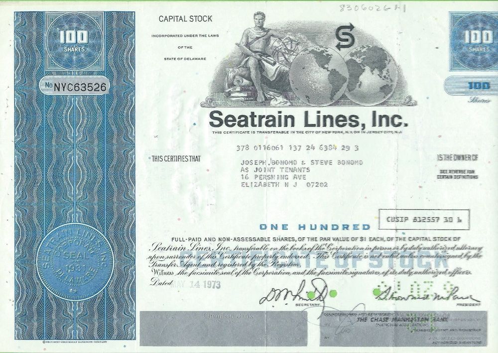 Seatrain Lines, Inc. 1973 (Gebraucht) in Zürich für CHF 3 – mit ...