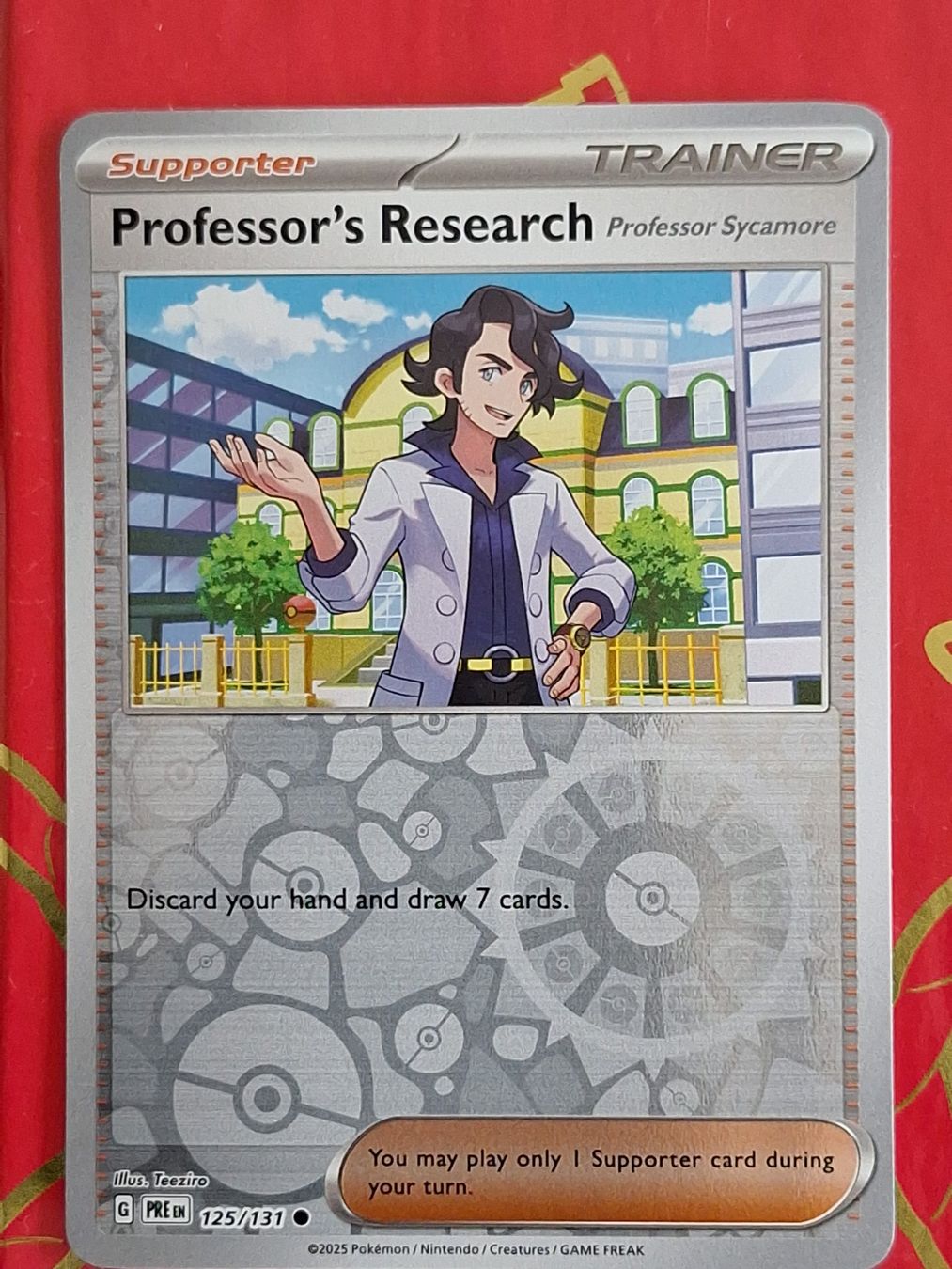 Professors Research Reverse Holo Pokemon Prismatic Evolution (Gebraucht ...