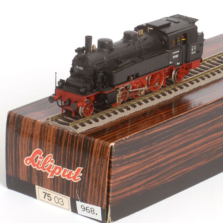 Liliput Dampflok BR 75 für Märklin WS, OVP, umgebaut auf 3-L | Kaufen ...