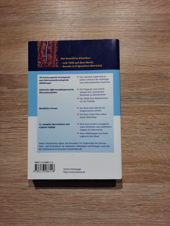 Taschenatlas der Zytologie, Histologie und mikrosk. Anatomie | Kaufen auf Ricardo