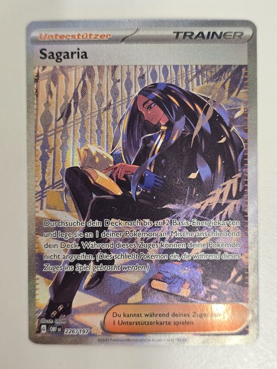Pokemon Karte Sagaria 226/197 Trainer (Neu (gemäss Beschreibung)) in ...