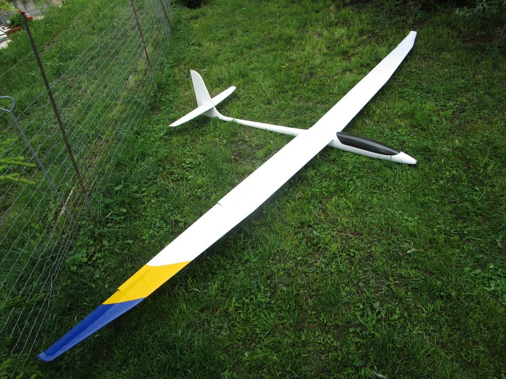 Segelflugzeug Voll GFK BLUE AIRLINES Segler 390cm | Acheter sur Ricardo