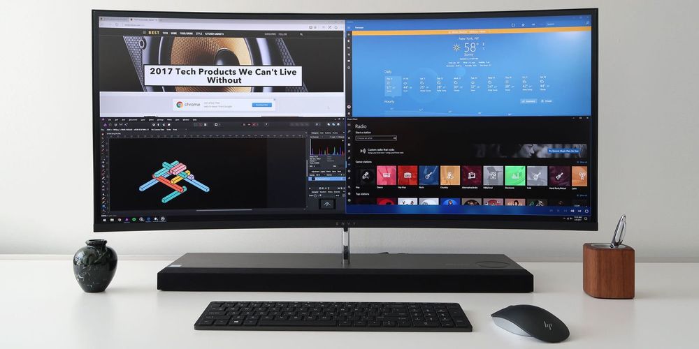 HP ENVY Curved All-in-One PC 34 (i7-7700T) (Gebraucht) in Greppen für CHF 375 – nur Abholung auf ...