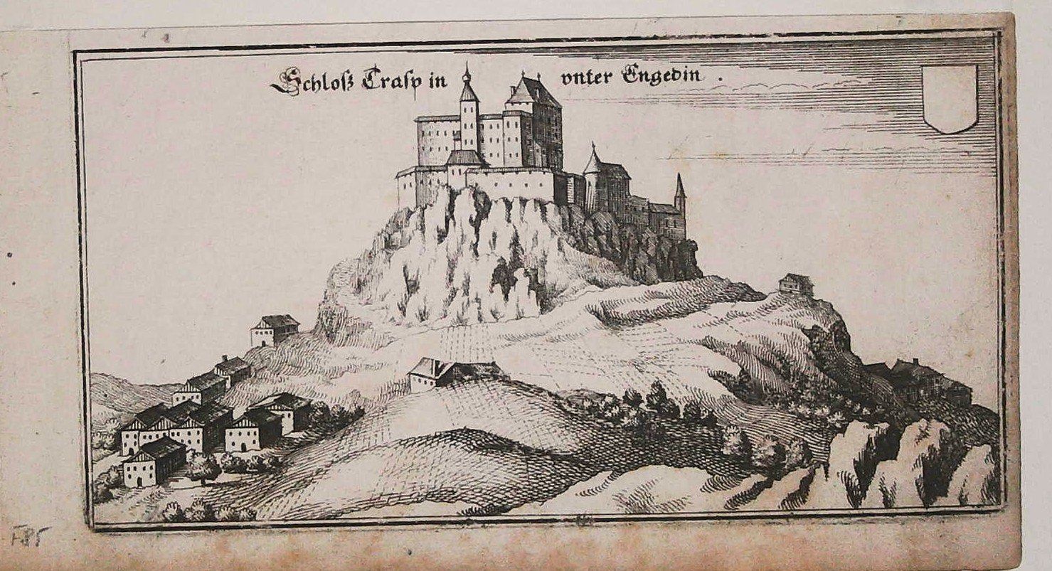 Tarasp Engadin Kupferstich von Merian (Gebraucht) in Rafz für CHF 70 ...