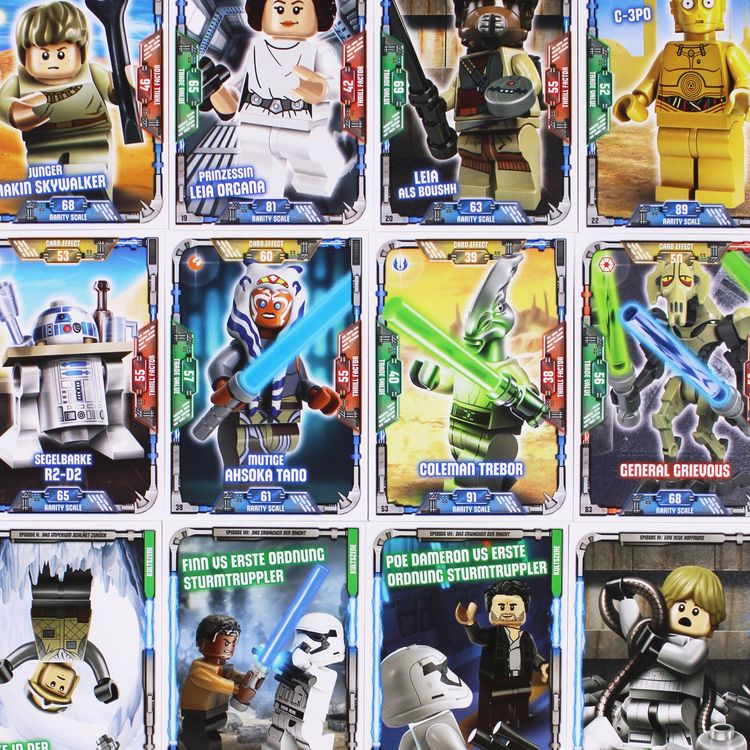 12 LEGO STAR WARS Trading Cards Serie 1 v. 2018 Set 11 | Kaufen auf Ricardo