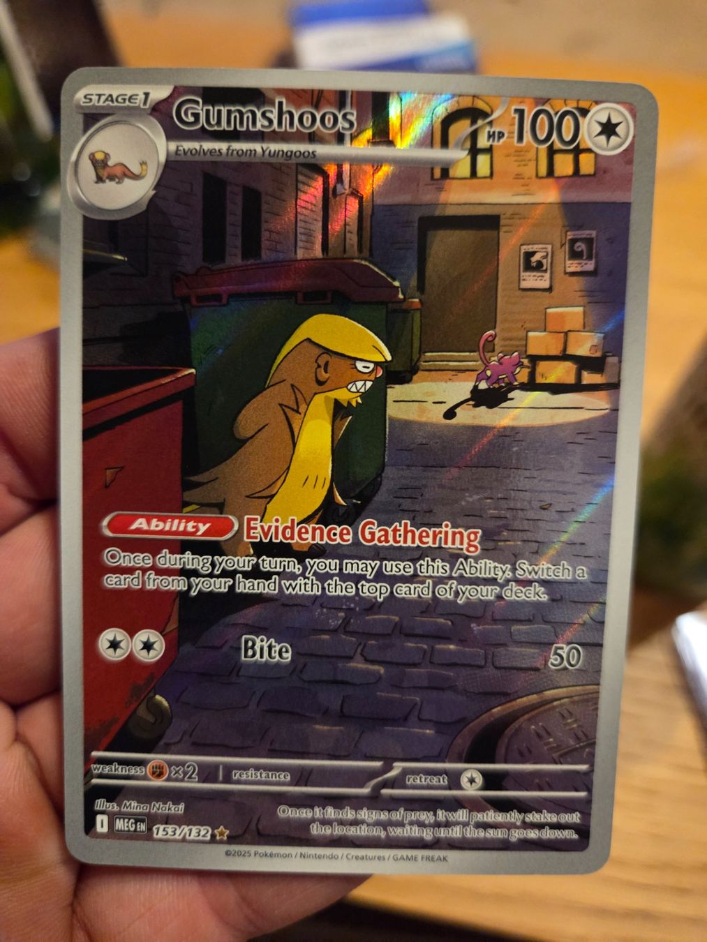 Gumshoos 153/132 Mint pokemon Mega evolution (Gebraucht) in männedorf ...