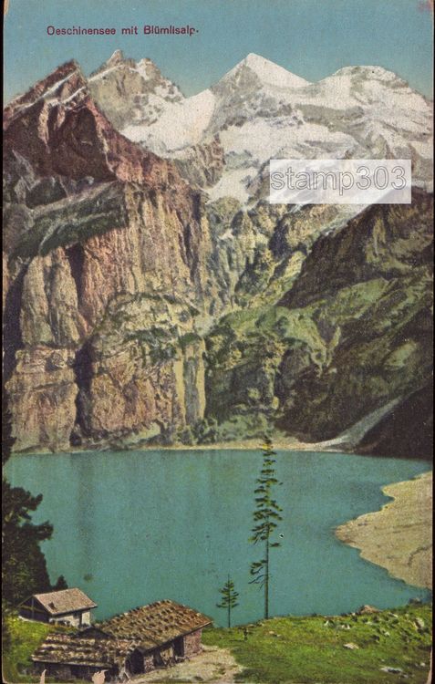 1926 AK Oeschinensee mit Blümlisalp | Kaufen auf Ricardo