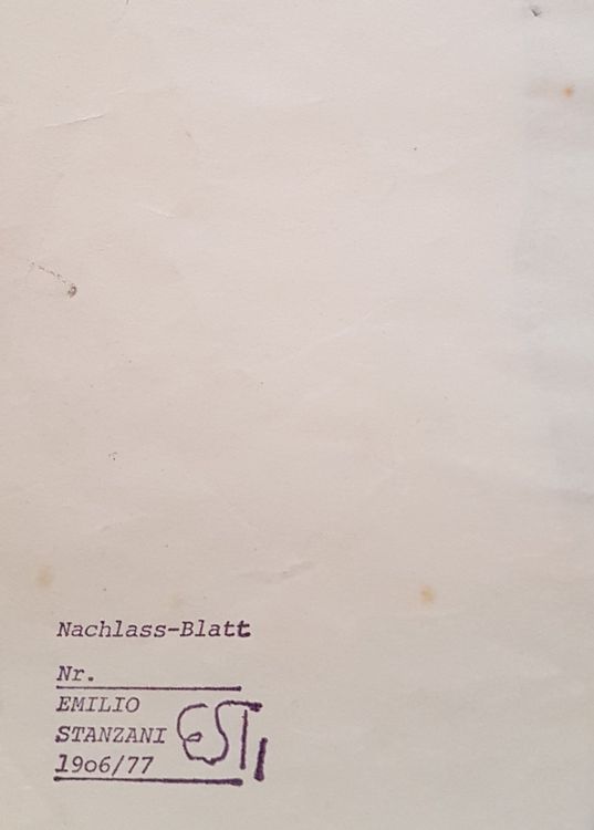 Emilio Stanzani Farbige Zeichnung (Neu (gemäss Beschreibung)) in zurich für CHF 700 – mit ...