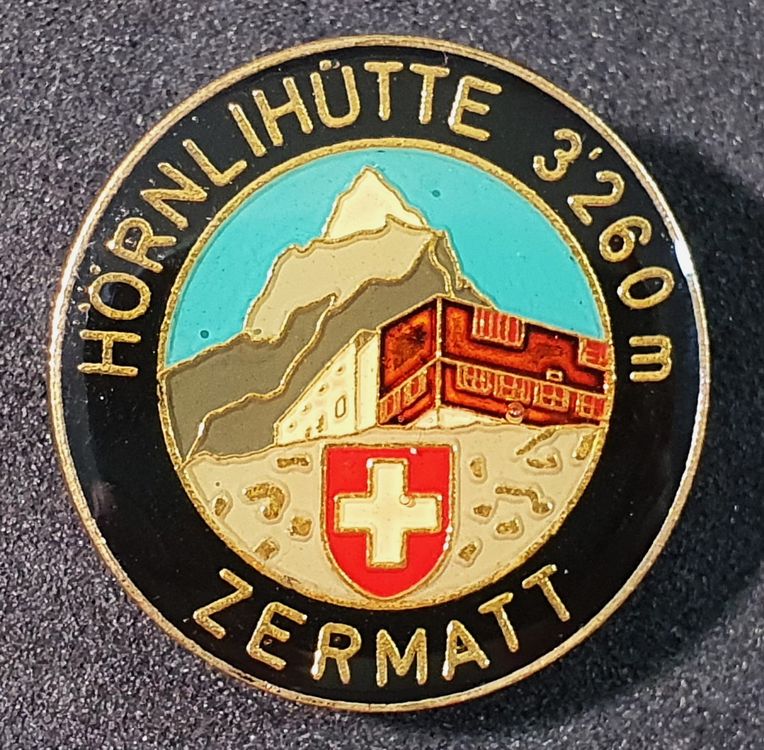 BB082 - Brosche Zermatt Matterhorn Hörnlihütte Wallis Valais (Gebraucht ...
