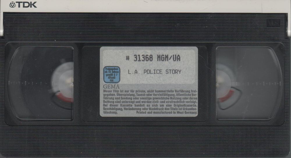 L.A. Police (USA 1986) MGM/UA VHS 31 368 (Gebraucht) in Remetschwil für ...