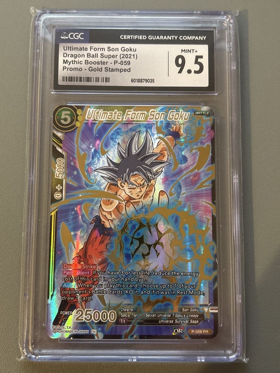 Dragon Ball Son Goku CGC 9.5! Mythic Booster, Gold Stamp! (Neu und ...