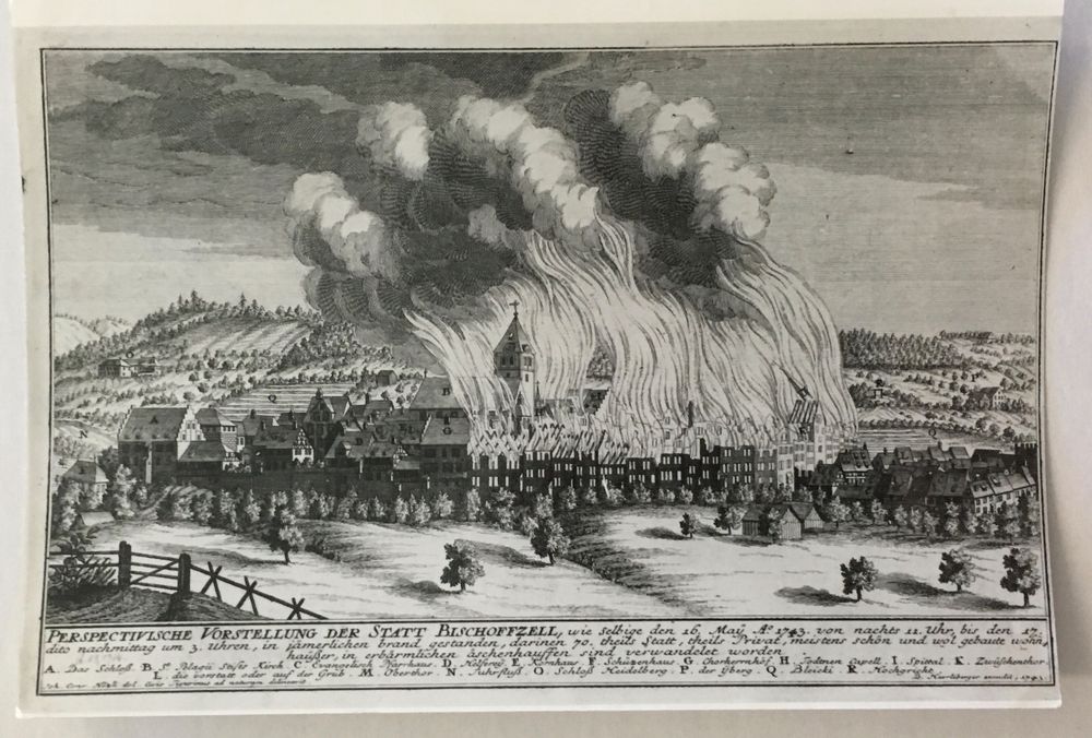 Brand von Bischofszell (1743) - Foto Fritz C. Moser | Kaufen auf Ricardo