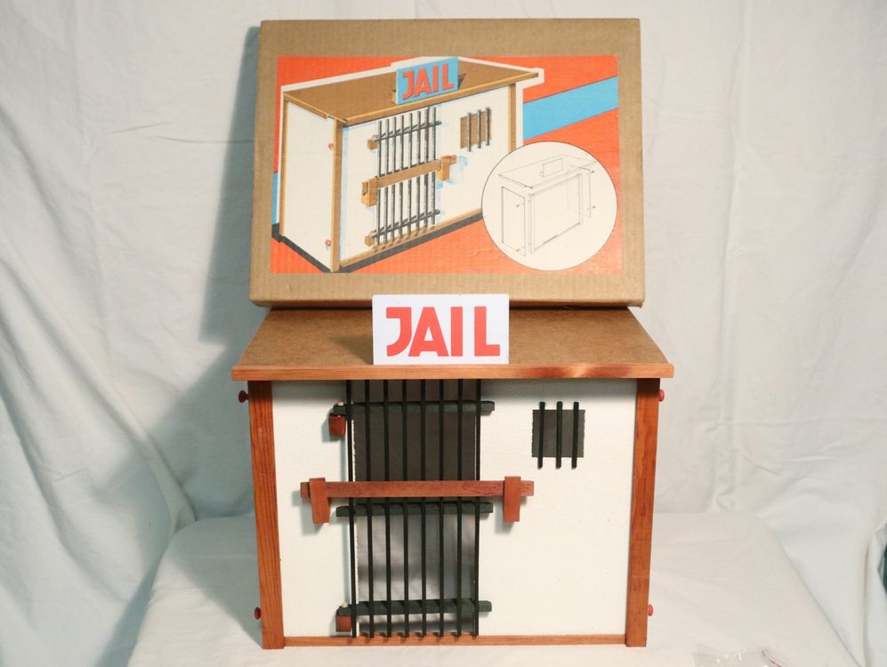 Holz Gefängnis Cowboy Jail Western unbespielt (Neu (gemäss Beschreibung ...