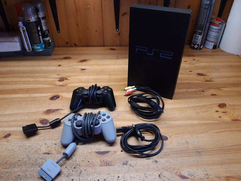 SONY PLAYSTATION PS2 BIG MIT ZUBEHÖR UND GAMES (Gebraucht) in Meiringen ...