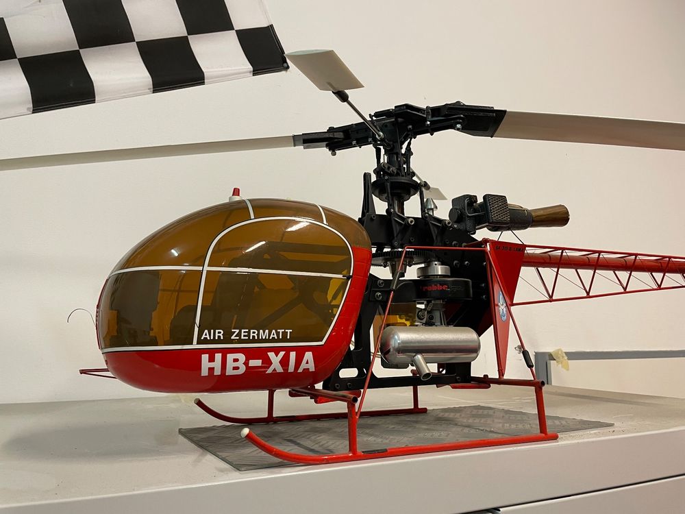 RC Verbrenner Air Zermatt Helicopter ROBBE (Gebraucht) in für CHF 200 ...