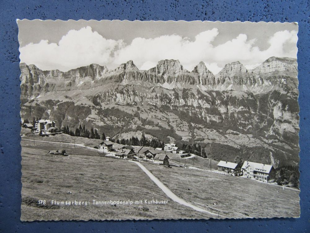AK SG FLUMSERBERG TANNENBODENALP KURHÄUSER 1950 | Kaufen auf Ricardo