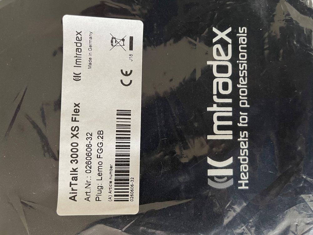 2 Stück Imtradex Headsets AirTalk 3000 XS Flex (Neu und ...