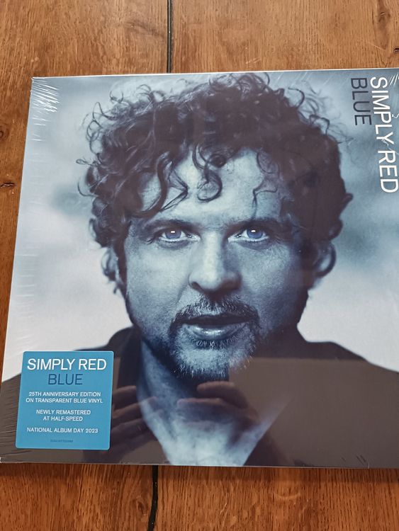 Simply Red (Blue) Vinyl, transparent blue (Neu und originalverpackt) in ...
