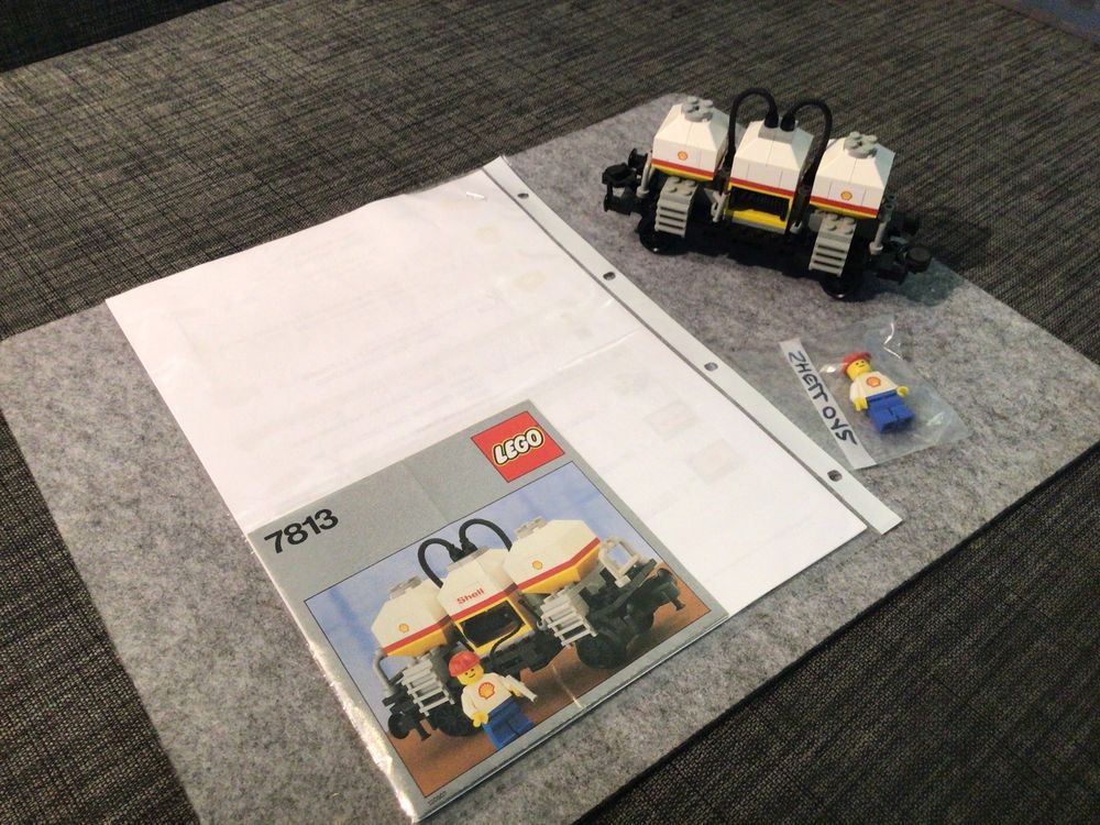 Lego 7813”shell Tanker wagon” 1986 ,100% inkl anleitung (Neu (gemäss ...
