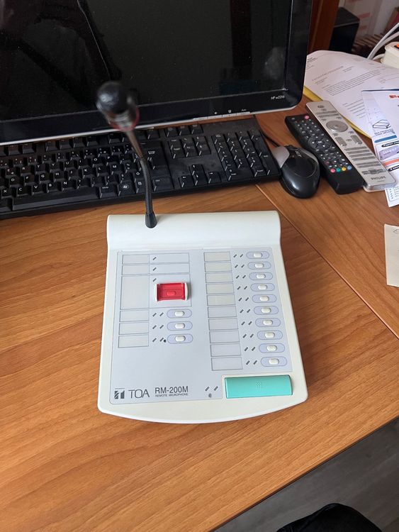 TOA Pupitre microphone RM-200M en bon état (Gebraucht) in Cossonay-Ville für CHF 50 – mit ...