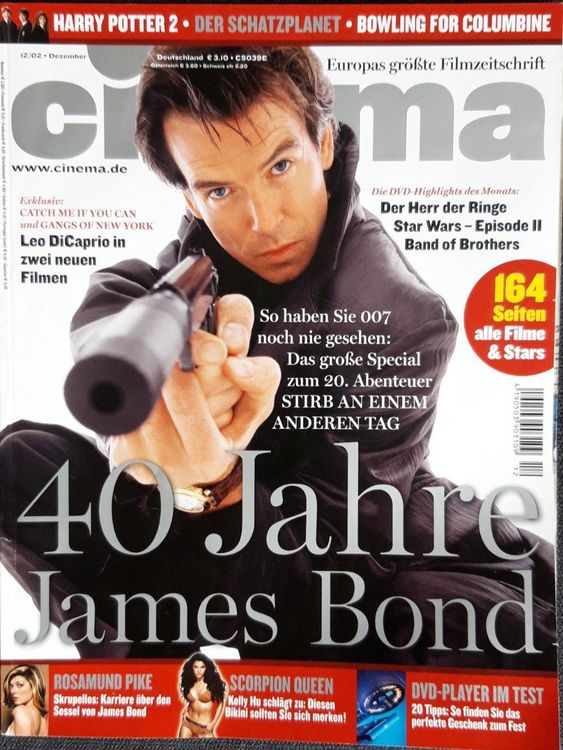 Film Zeitschrift Cinema 40 und 50 Jahre James Bond | Kaufen auf Ricardo