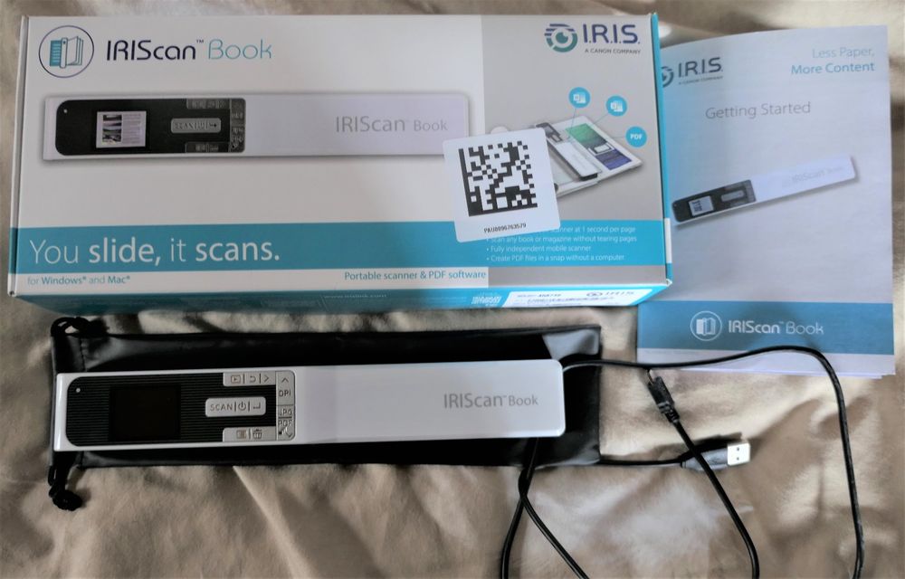 NEUER Mobiler Scanner IRIScan™ Book 5 mit MicroSD™-Karte (Neu und ...