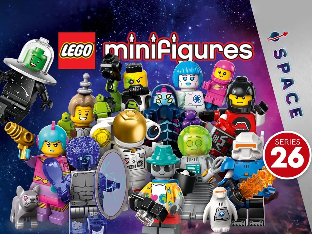 LEGO 12 CMF Minifigures Series 26 SPACE Complete set (71046) (Nuovo ...