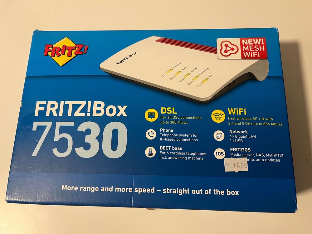 FRITZ!Box 7530 Router Modem WLAN | Kaufen auf Ricardo