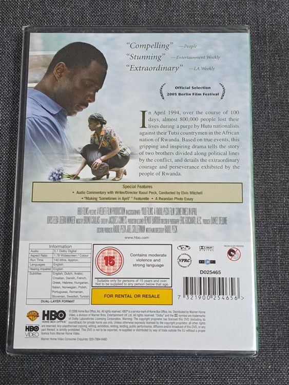 IMPORT-DVD: Sometimes In April (Rwanda 1994) mit Idris Elba (Neu und ...