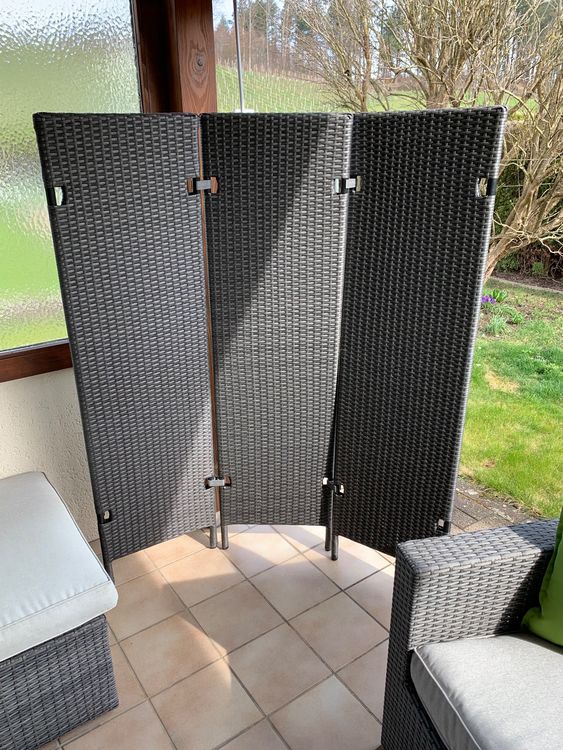 Paravent aus Rattan | Kaufen auf Ricardo