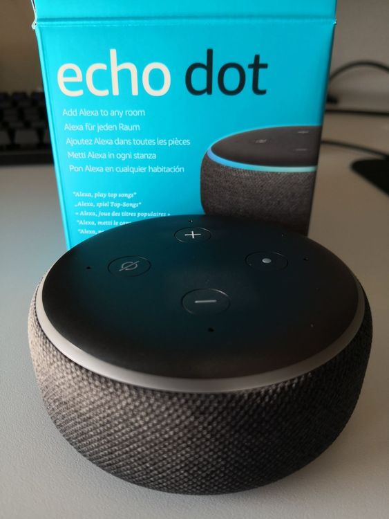 AMAZON Echo Dot, 3. Gen, Black/Anthrazit (Neu (gemäss Beschreibung)) in Bätterkinden für CHF 50 ...