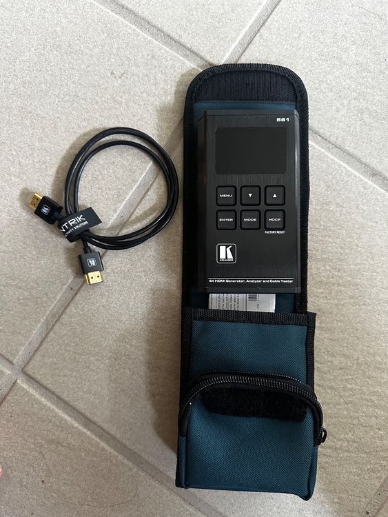 Kramer 861 - 18G 4K HDR Pocket Signal Generator/Analyzer/CT (Gebraucht ...